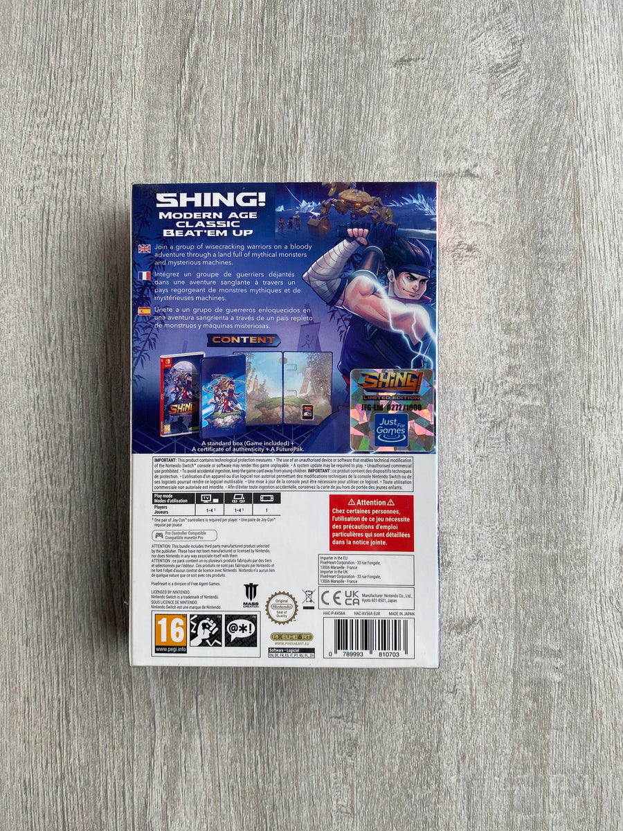 Shing! Limited edition / Pixelheart / Switch / 1000 copies – Collector Vault Store