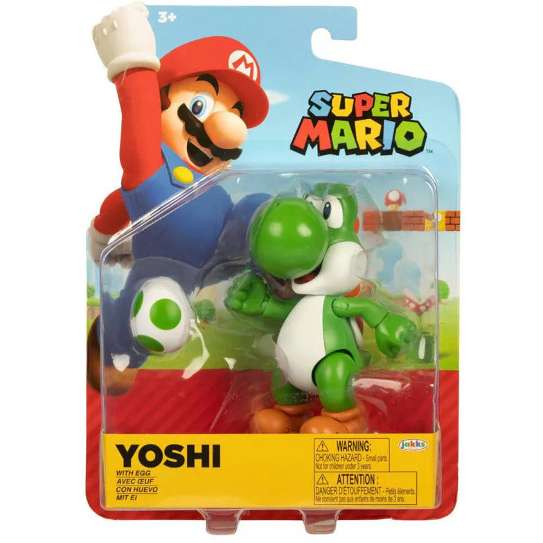 Jakks Super Mario Yoshi with egg 10cm figure – Collector Vault Store